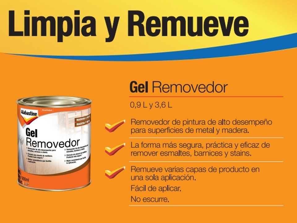Removedor De Pintura En Gel Alabastine Inca 0,9 Lts - Mundocolor Pinturas