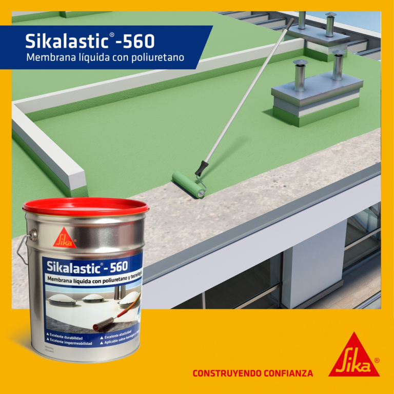 Sikalastic 560 Membrana Líquida Sika Con Poliuretano 20+20k ...